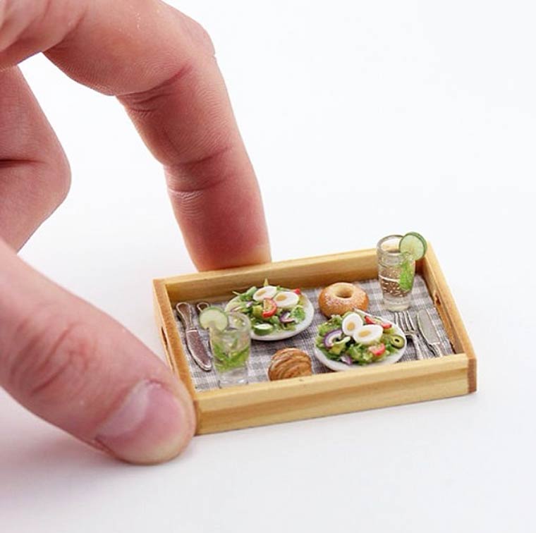Wow, Lihat Yuk Miniatur Makanan yang Super Mirip Aslinya - Gambar Gambar