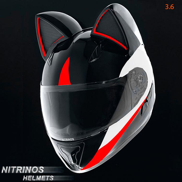 Helm-Helm Berkuping Bentuk Kucing, Aneh tapi Nyata - Gambar Gambar